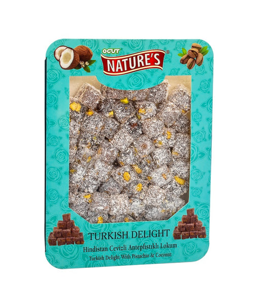 Ogut Turkish Delight With Roasted Pistachio & Coconut 300g – Just4less