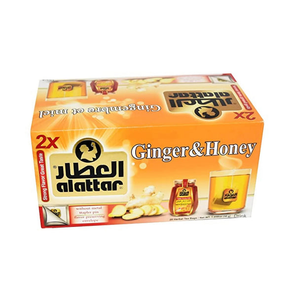 Alattar Ginger & Honey 20x30 G Tea Bags – Just4less